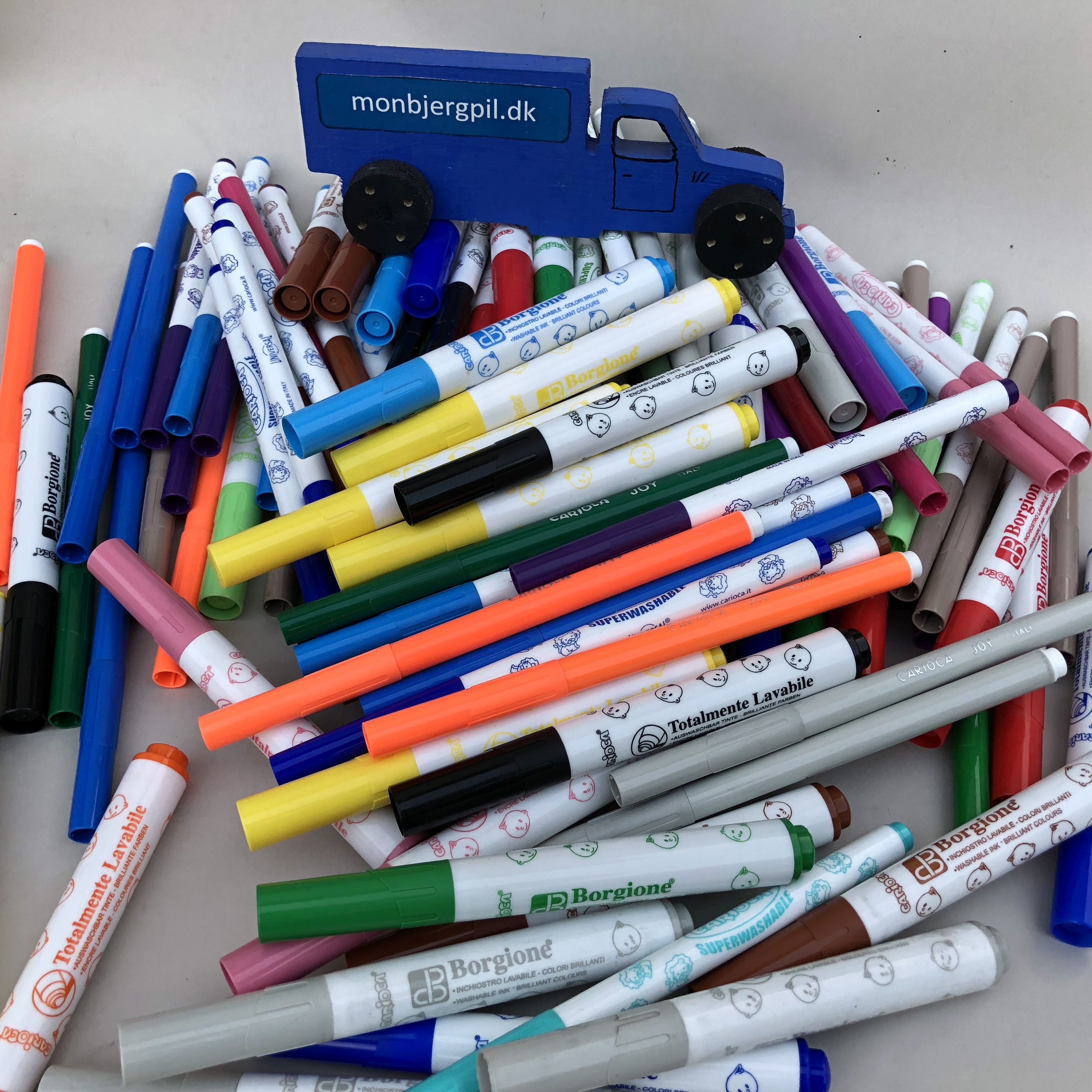 100-120 stk. blandede tuser CARIOCA - Monbjergpil