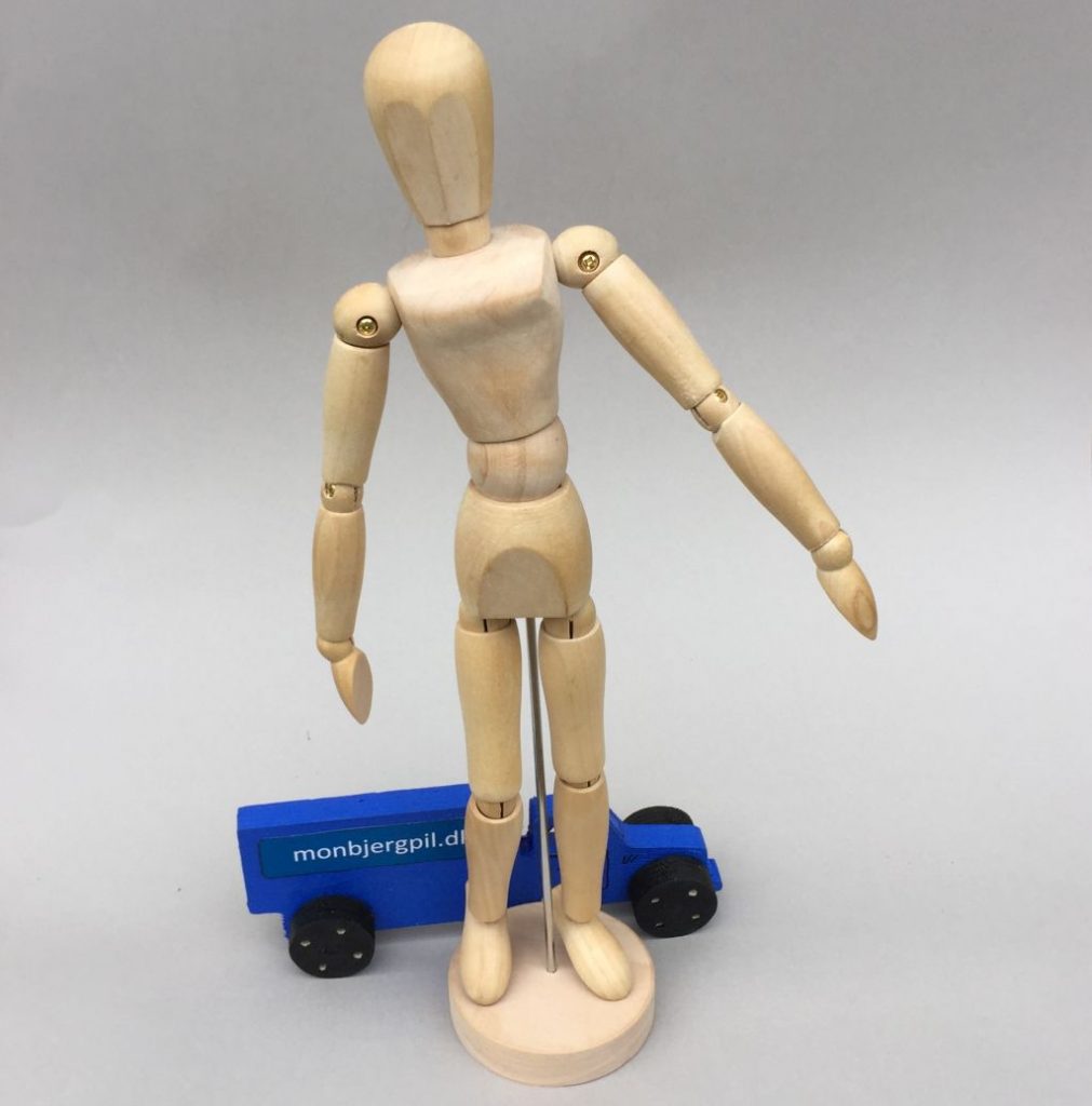 Model kvinde 30 cm - Monbjerg Pil og Print